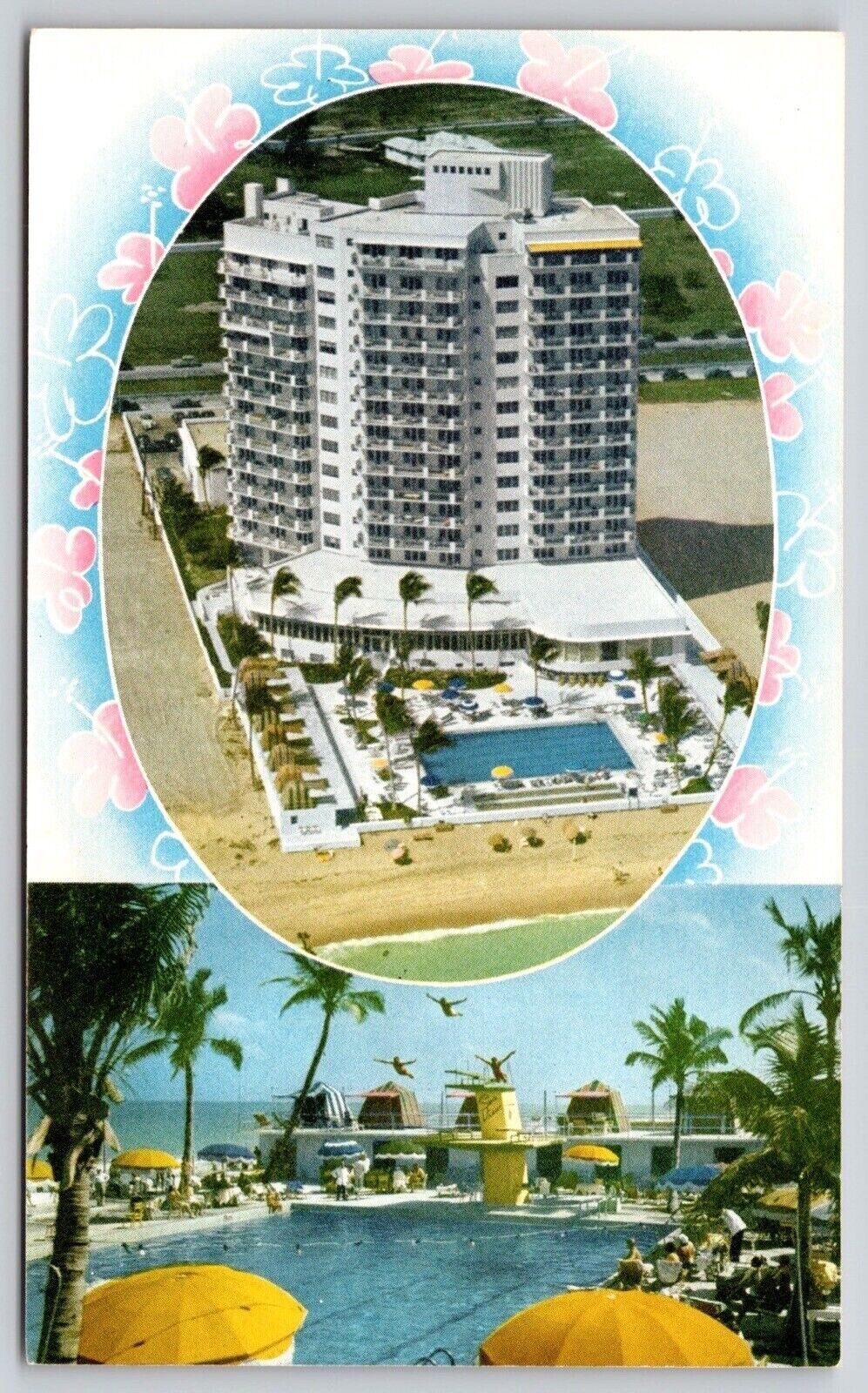 Miami Beach Florida Bar Harbour Village Sea View Hotel Chrome WOB ...