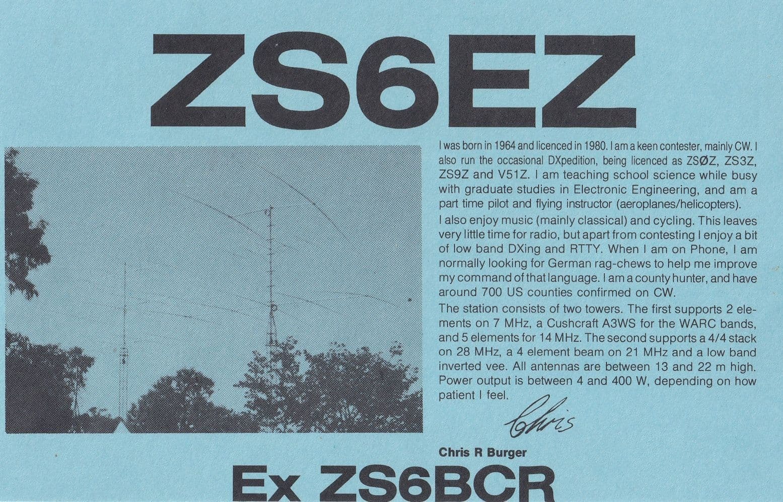Pretoria South Africa Radio QSL Card | Topics - QSL Cards - Radio ...