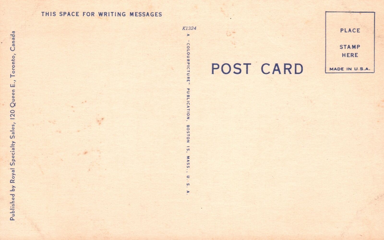 Vintage Postcard 1930's View of Royal York Hotel Toronto Canada CAN ...