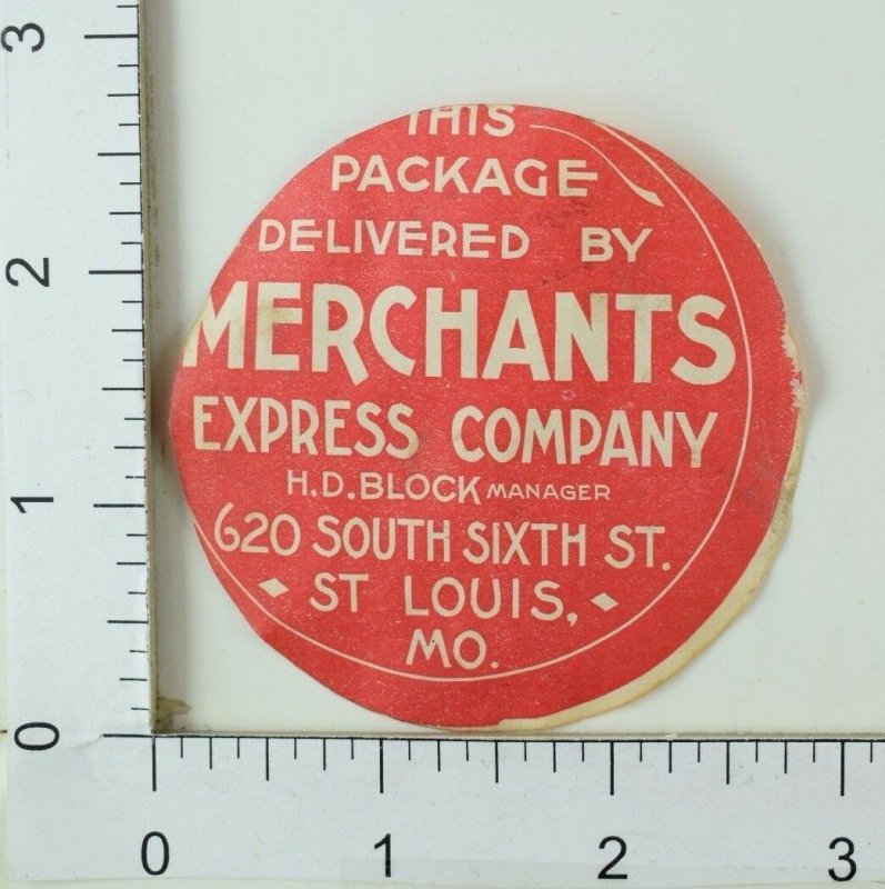 Victorian Poster Stamp Merchants Express Co. F30 | Ephemera - Chromo ...