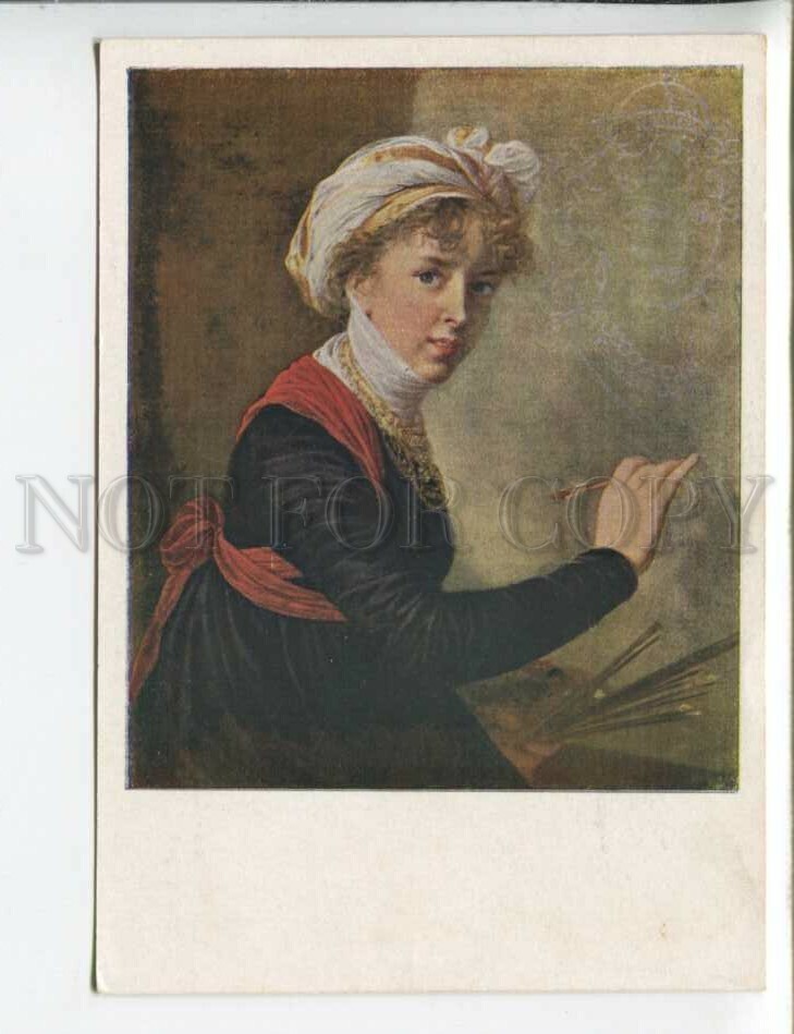 433110 WWII USSR Hermitage Museum Vigee-Lebrun self-portrait 1945 ...