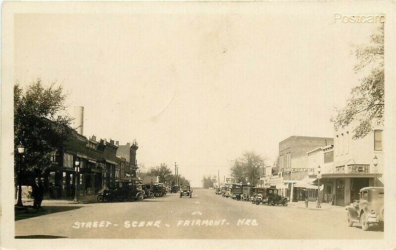 NE, Fairmont, Nebraska, Street Scene, RPPC | United States - Nebraska ...