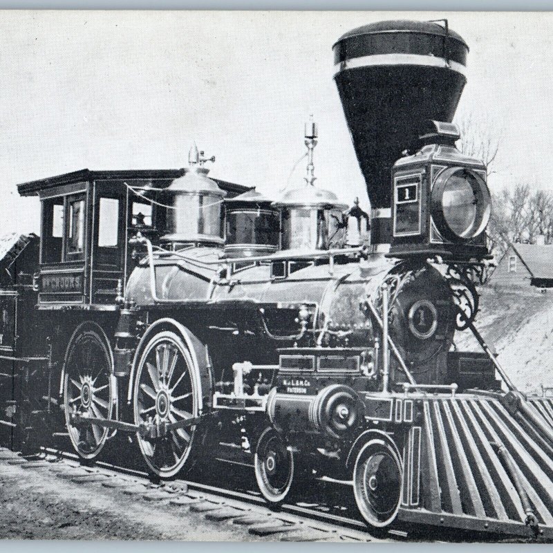 c1940s Great Northern Railways No. 1 Steam Locomotive Train 1862 Wm ...