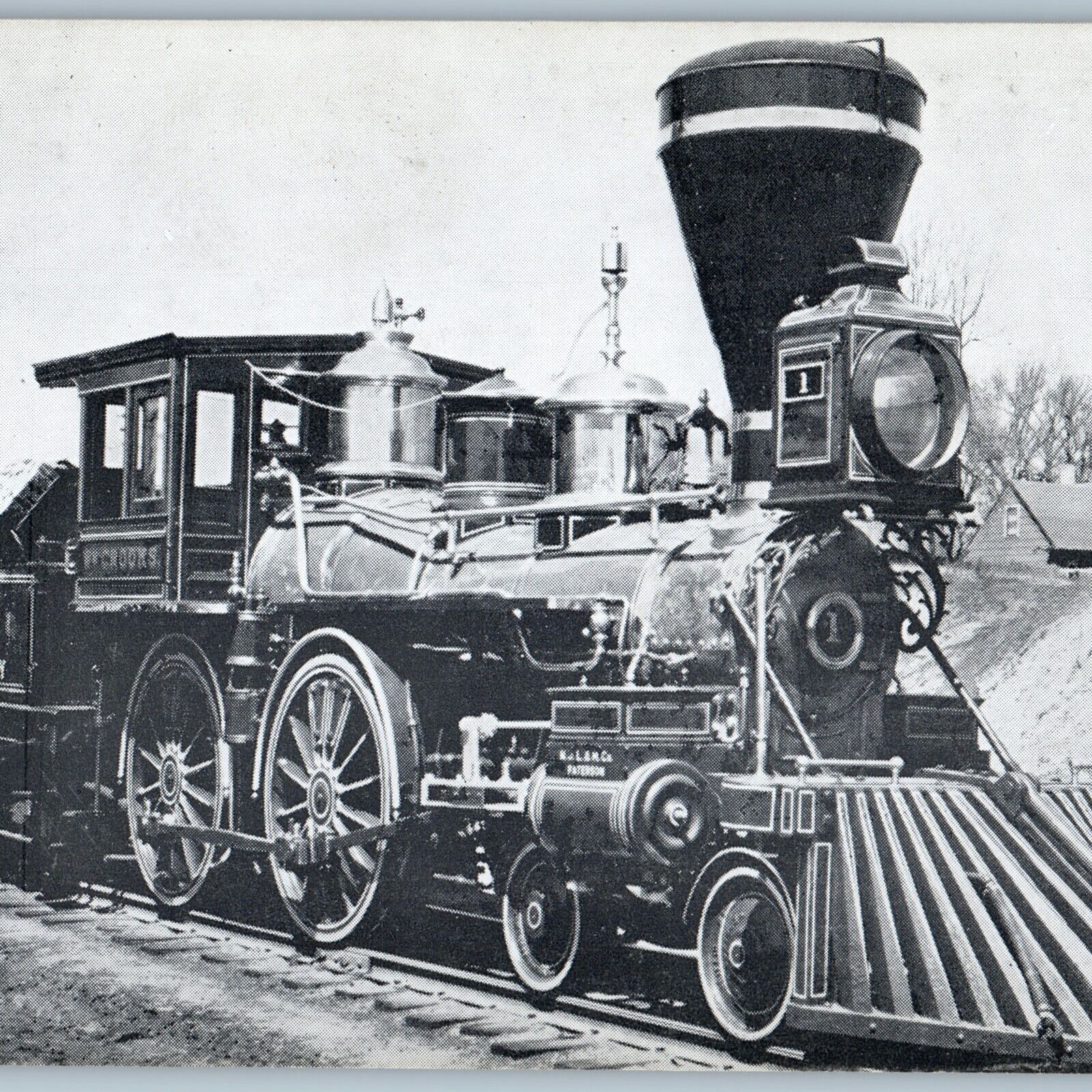 c1940s Great Northern Railways No. 1 Steam Locomotive Train 1862 Wm ...