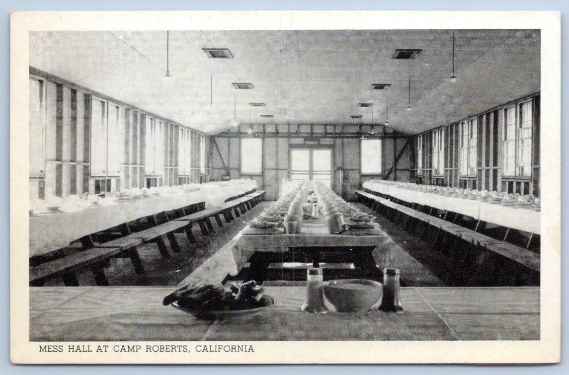 Camp Roberts California LOT/7 Vintage Postcards*Mess Hall*Gas Mask ...