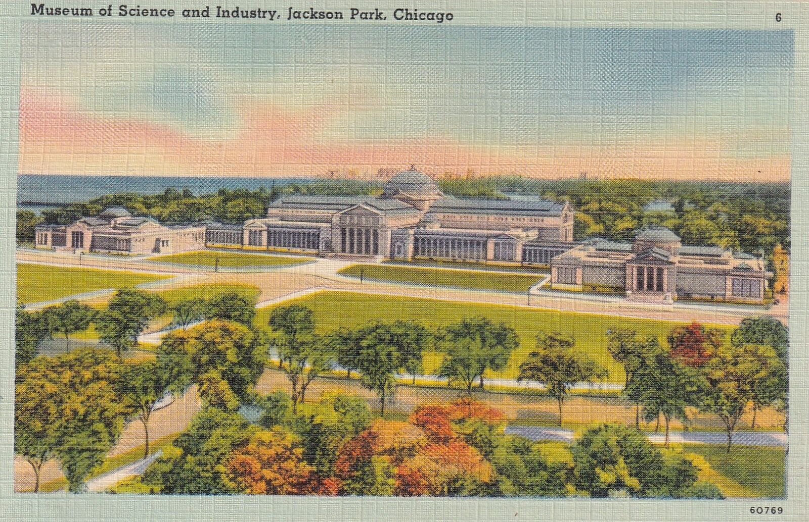 Chicago IL Museum of Science and Industry Jackson Park Aerial View ...