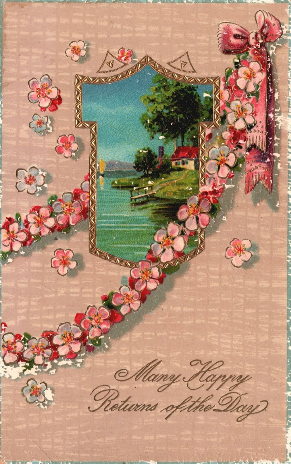 Vintage Postcard 1911 Many Happy Returns Of The Day Greetings All Good ...