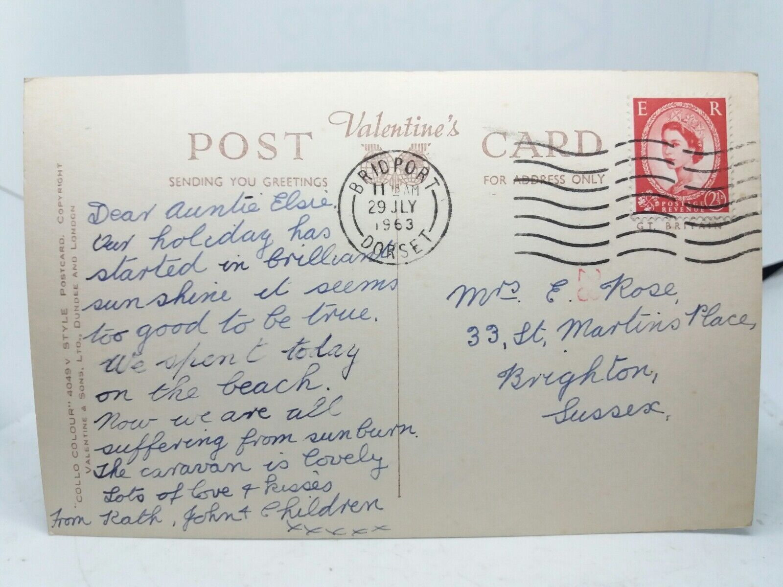 The George Hotel High Street Charmouth Dorset Vintage Multiview ...