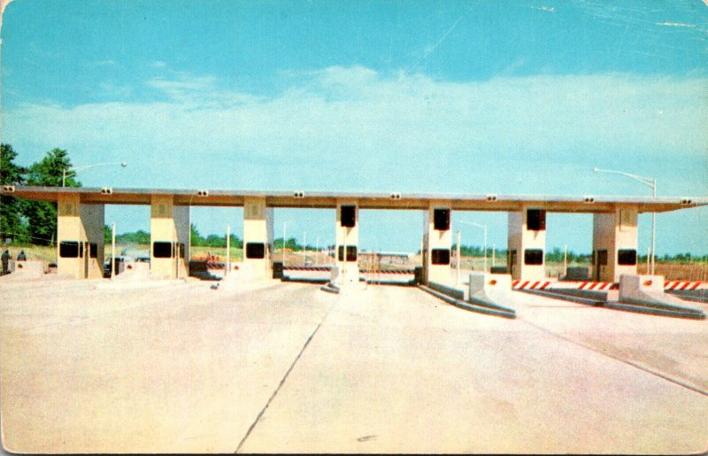 Indiana Toll Road East Point Main Toll Plaza Near Ohio State Line ...