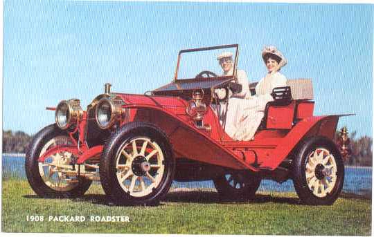 1908 Packard Roadster with Mother-in-Law Seat Model 30 Chrome | Topics ...