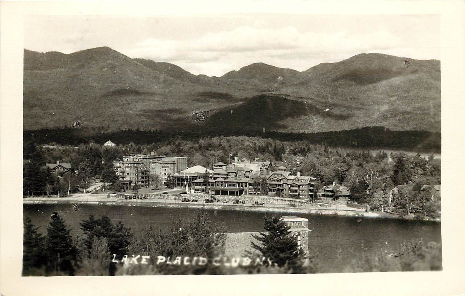 c1940 RPPC Postcard; Lake Placid Golf Club, NY Essex County Unposted ...