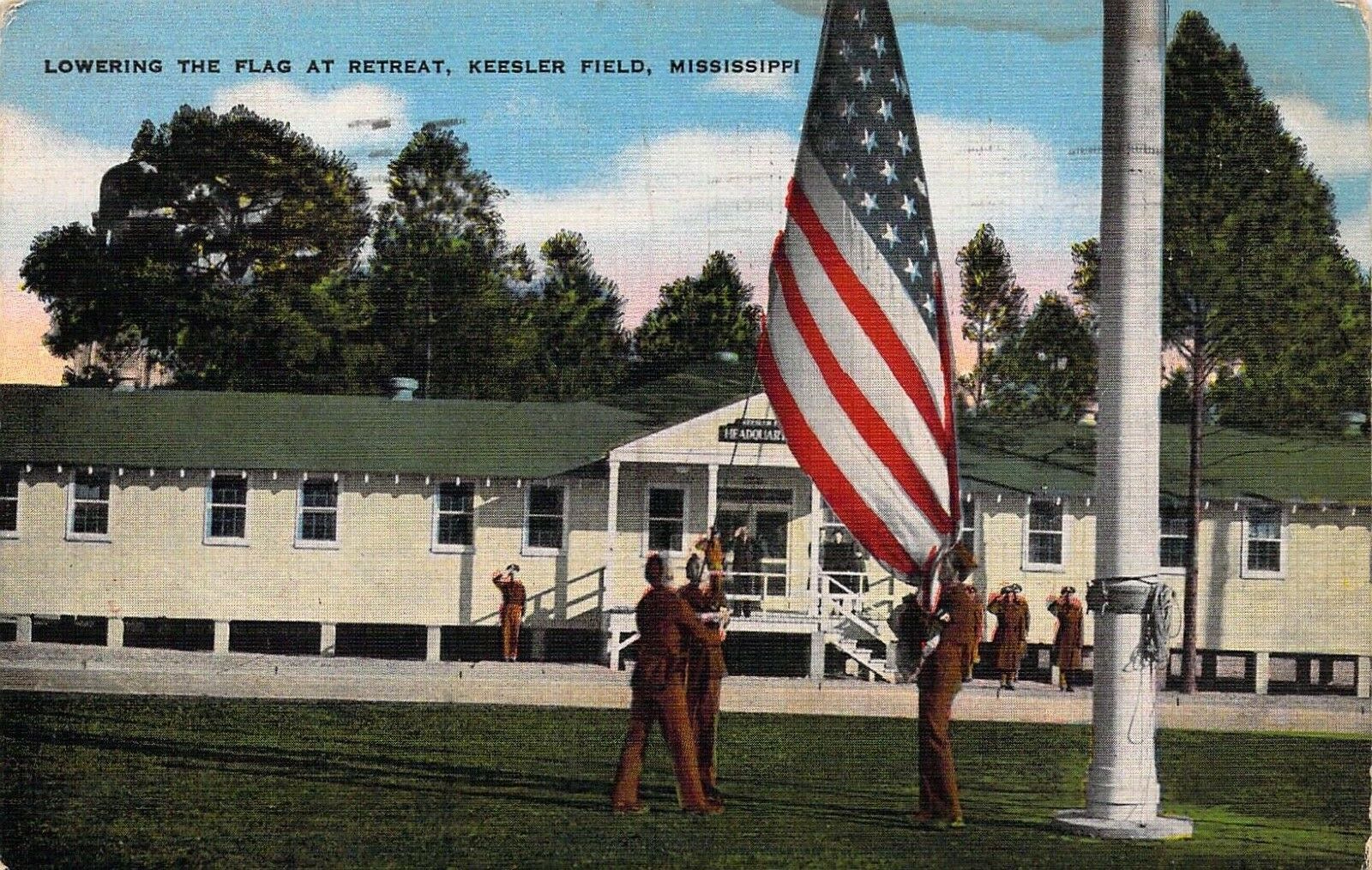 WW2, Linen, Flag, '43 Soldier Msg, Army Air Corps,Kessler Field, MS Old Postcard | Topics ...