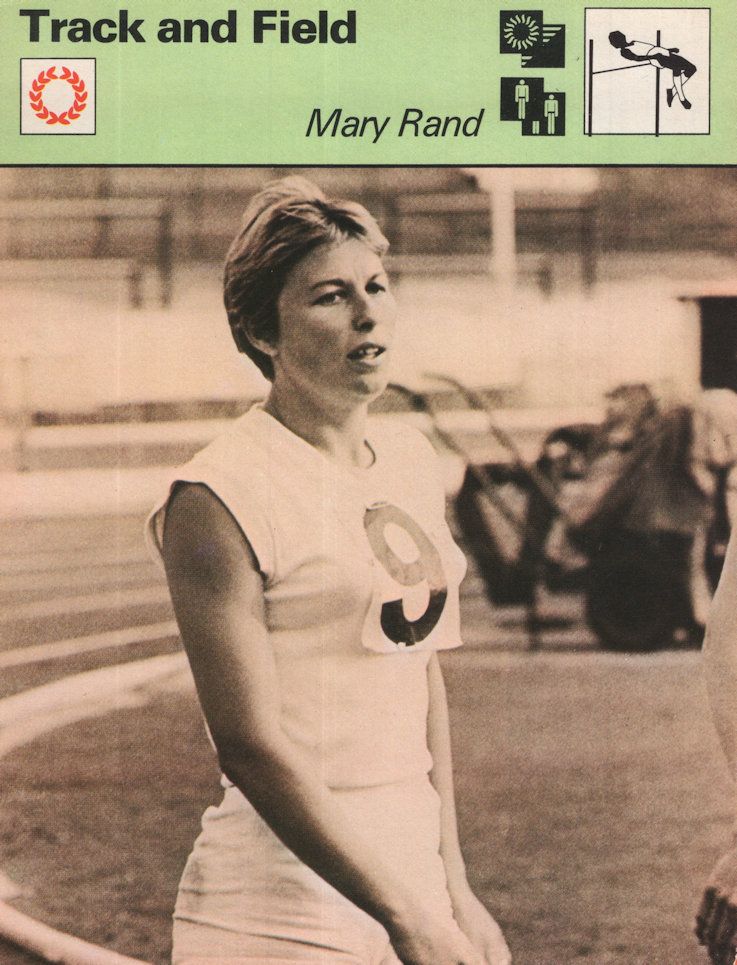 Mary Rand Track & Field Olympic Games Card | Topics - Sports - Other ...