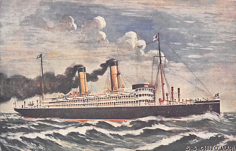 Chiyo Maru Misc Japan Line Toyo Kaisen Kaisha Ship | Topics - Other ...