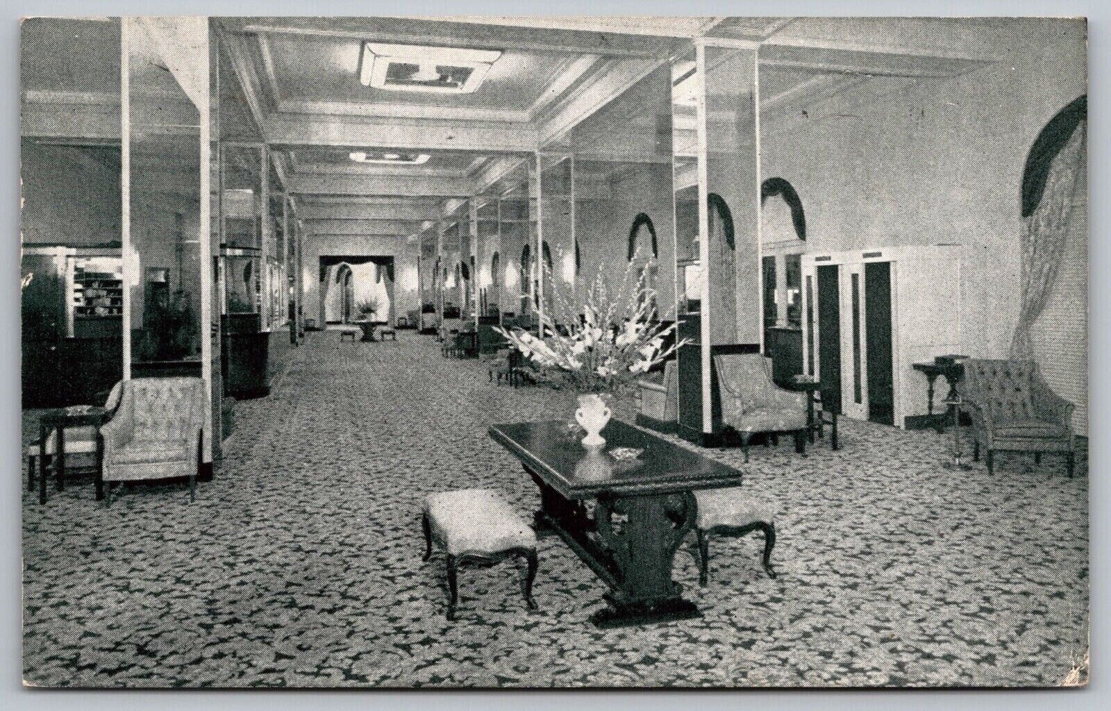 Wardman Park Hotel Washington DC Interior Black White Vintage WOB PM ...