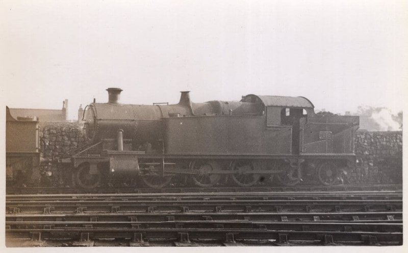 GWR No 7232 72XX Train 2-8-2J Real Photo Railway Postcard | Topics ...