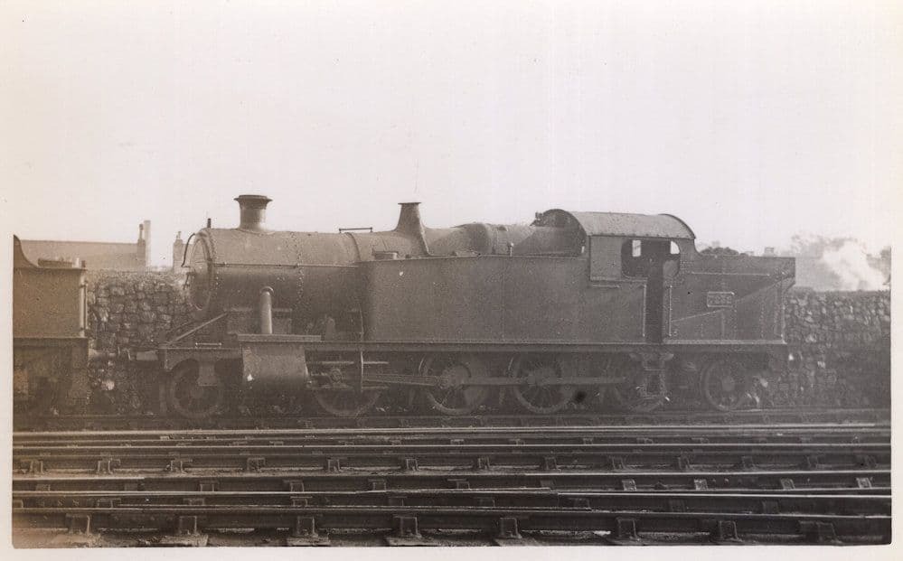 GWR No 7232 72XX Train 2-8-2J Real Photo Railway Postcard | Topics ...