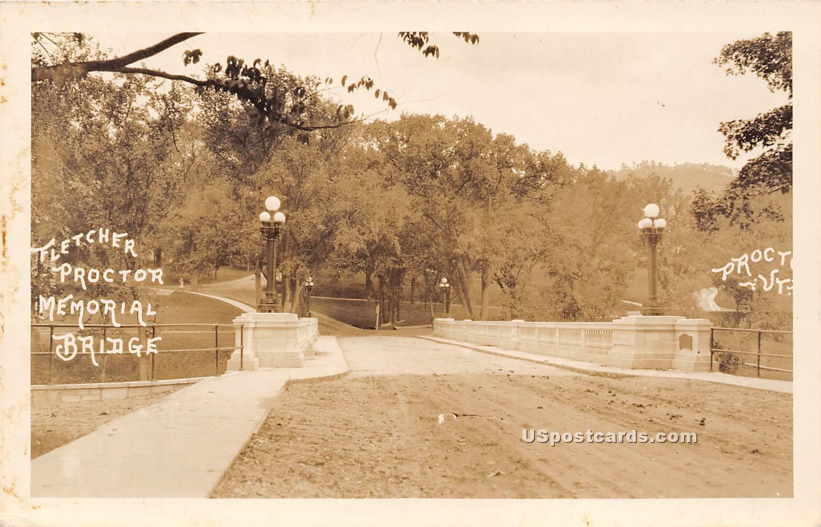 Fletcher Proctor Memorial Bridge - Vermont VT | Topics - Buildings ...