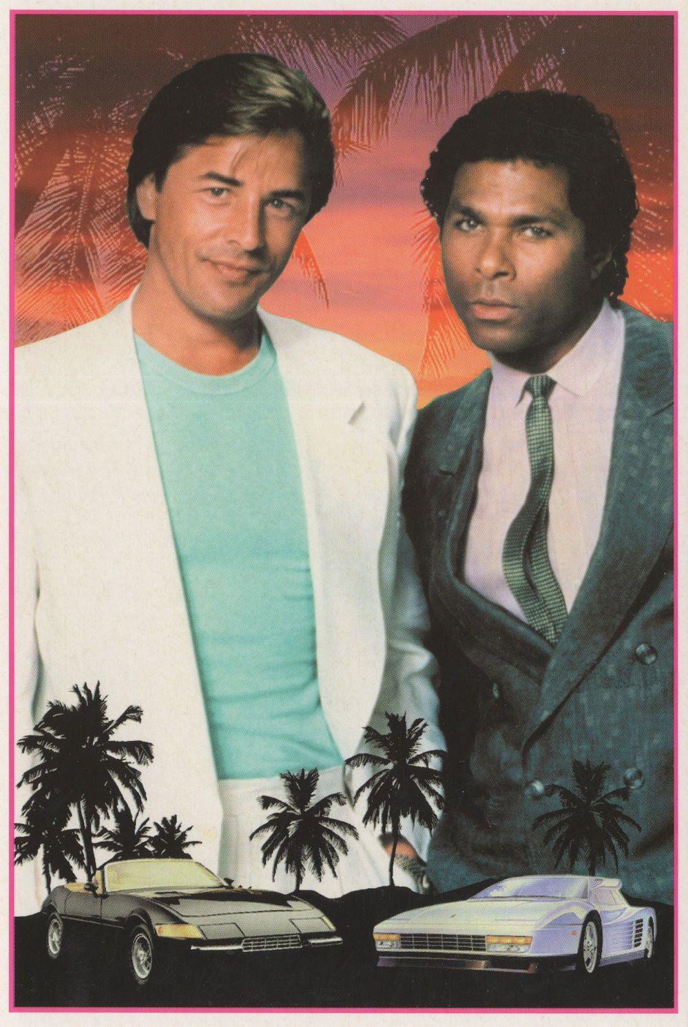 Miami Vice Original TV Show Rare Deleted Postcard | Topics ...