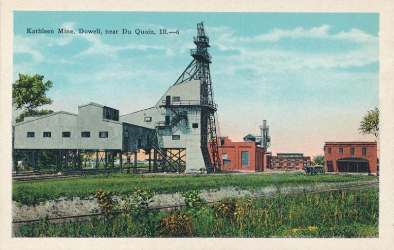 Kathleen Coal Mine at Dowell near Du Quoin IL, Illinois - WB | United ...