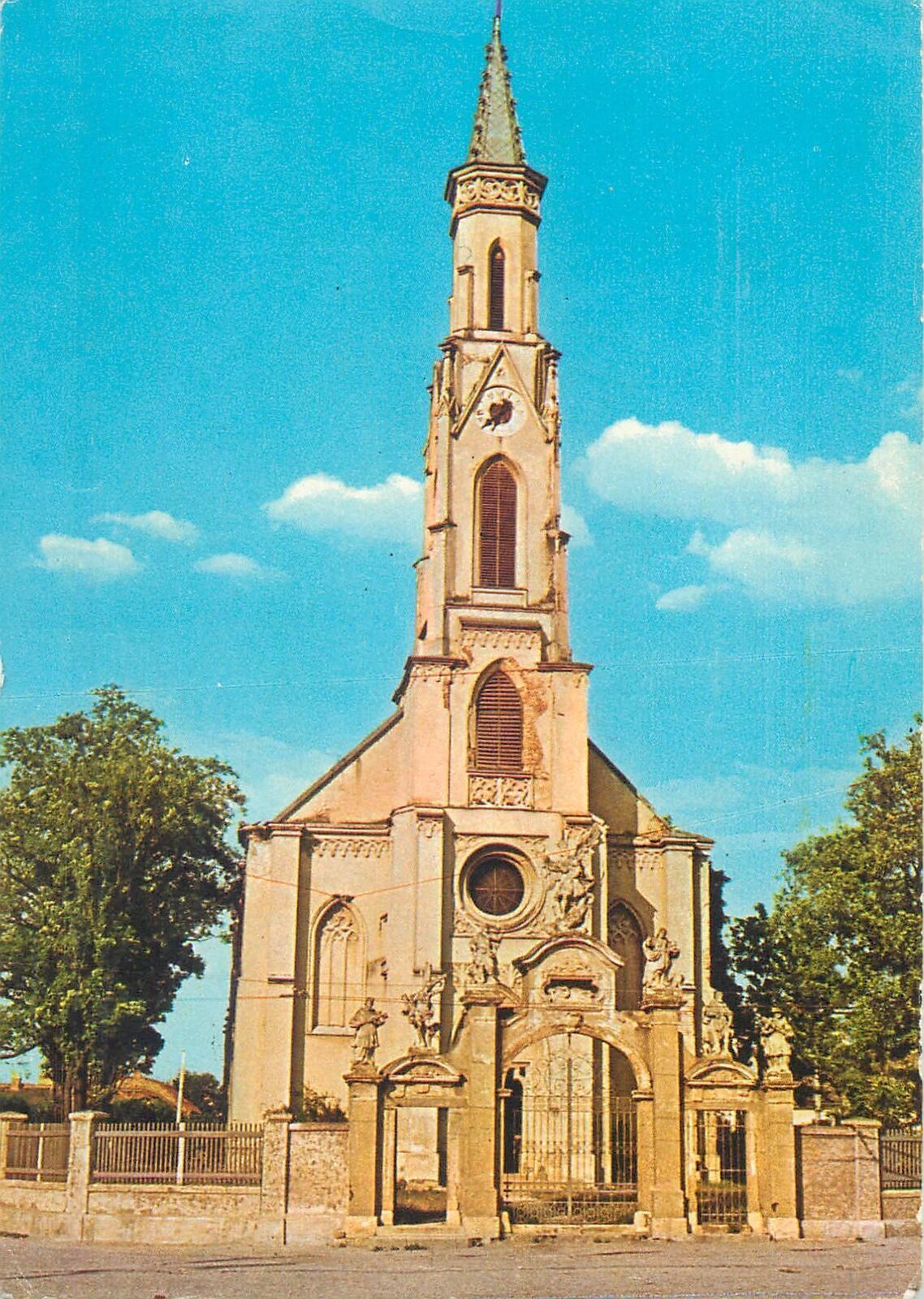 Biserica Sf Petru vedere din Cluj Napoca Romania carte postala | Europe ...