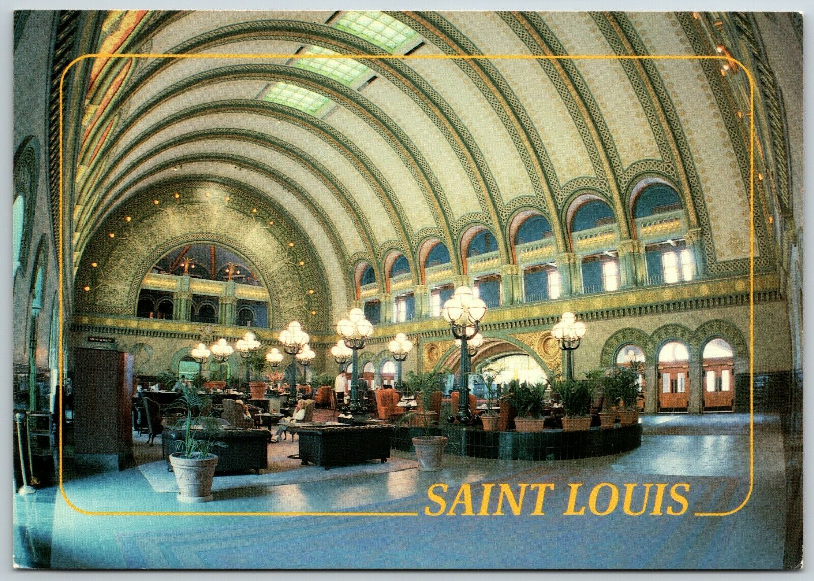 Hyatt Regency Hotel Lobby, Grand Hall at Union Station, St. Louis, MO ...