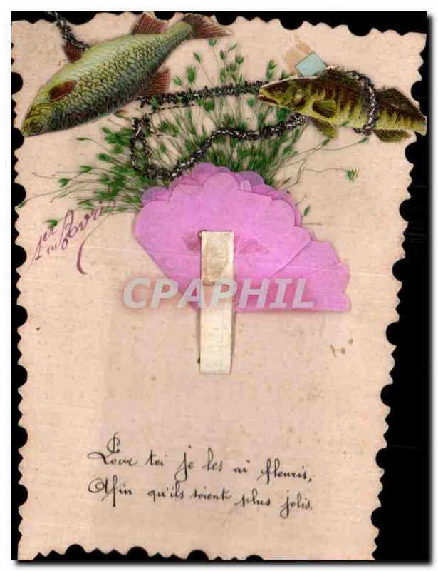 Festivals - Wishes - Fish of April - April Fool - Old Postcard | Topics ...