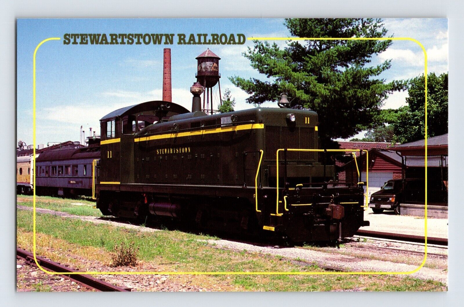 Postcard Railroad Train Stewartstown EMD SW-900 Switch 1990s Unposted Chrome | Other / Unsorted ...