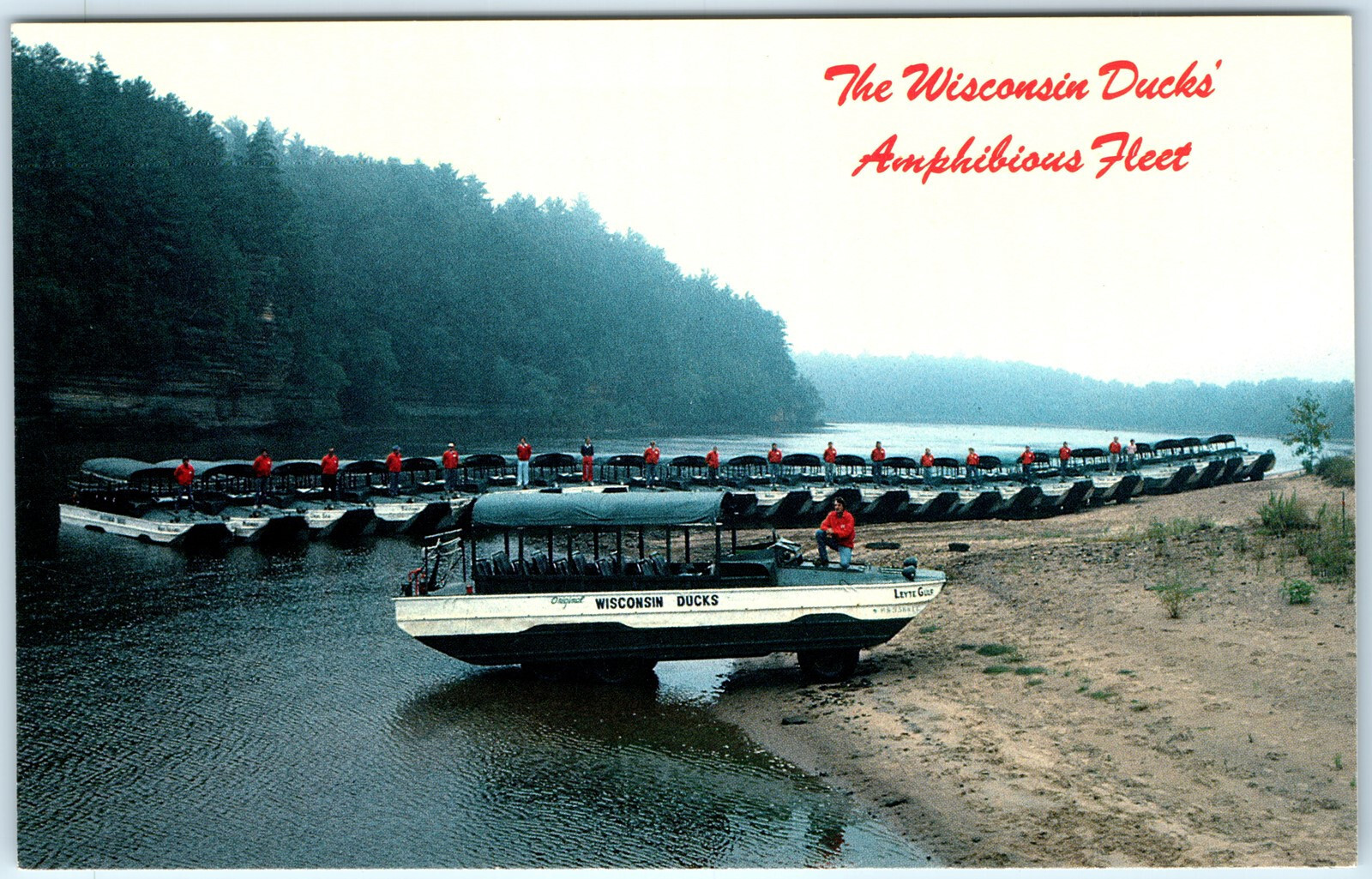 c1980s Wisconsin Dells, WI Duck Amphibious Fleet Tour Boat Leyte Chrome ...