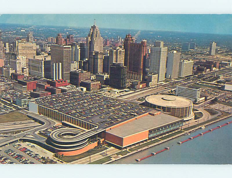 Pre-1980 AERIAL VIEW Detroit Michigan MI AC9534 | United States ...
