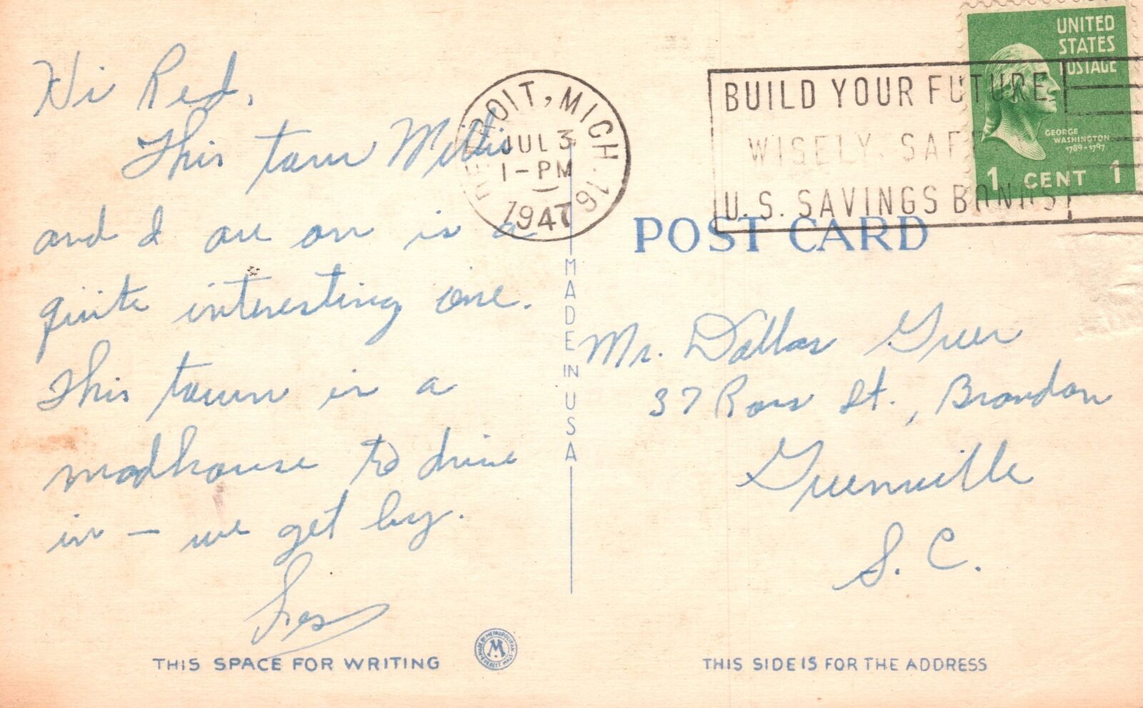 Vintage Postcard 1947 Ford Rotunda by Illumination Grounds Dearborn ...