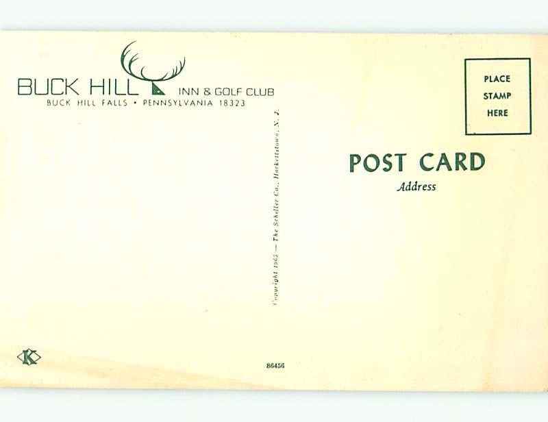 Unused Pre-1980 BUCK HILL INN MOTEL & GOLF CLUB Buck Hill Falls PA ...