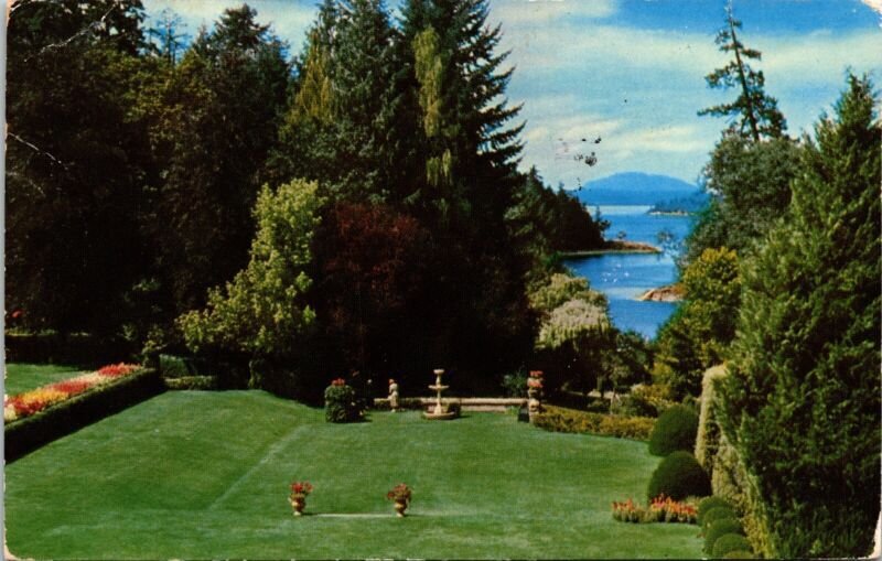 Victoria BC Canada Butchart Gardens Tod Inlet Saanich Peninsula ...