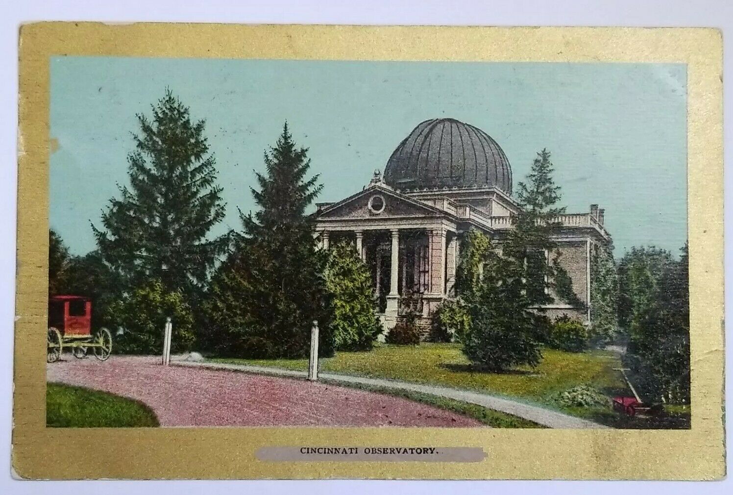 Vintage 1906 Postcard Oldest US Observatory Telescope Mount Lookout ...