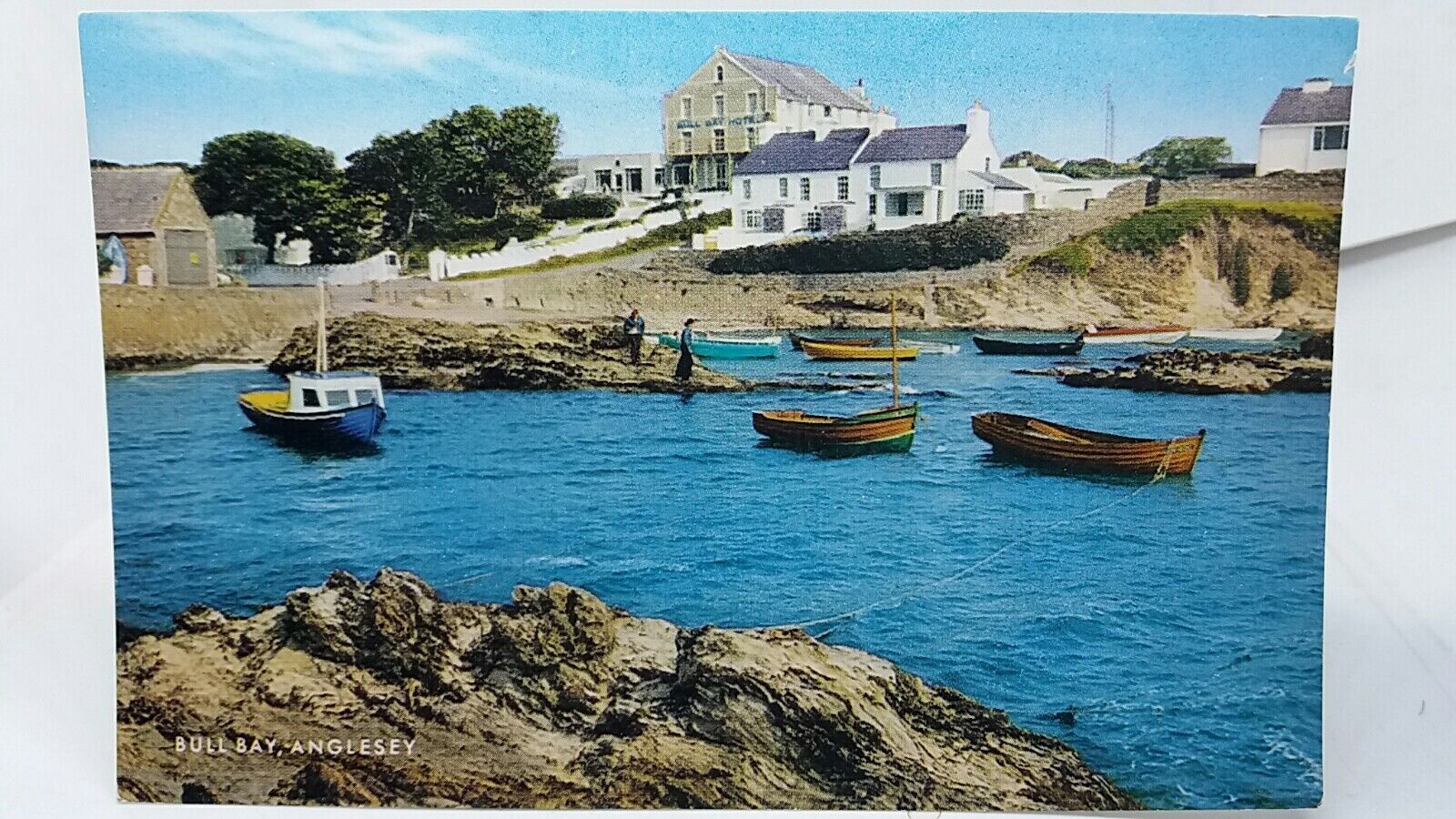 Boats in Bull Bay Anglesey North Wales Vintage Postcard 1960s | Europe - United Kingdom - Wales ...