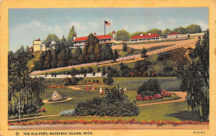 The Old Fort Built In 1780 By British Mackinac Island MI | United ...
