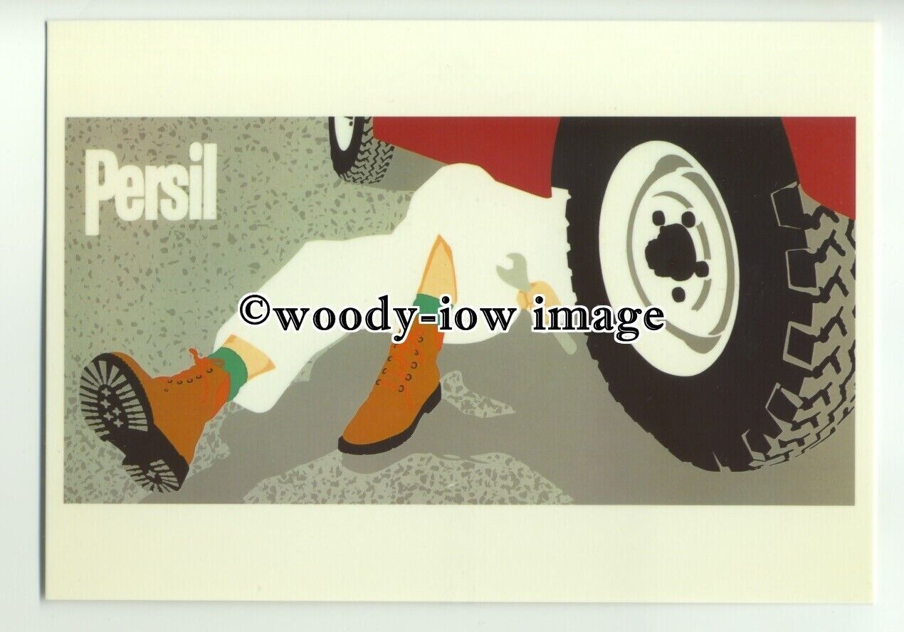 ad0371 - Persil - Persil Poster , Mechanic - Modern Advert Postcard ...