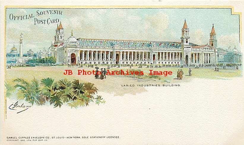 St Louis Worlds Fair, Varied Industries Building, Graham, Sam Cupples ...