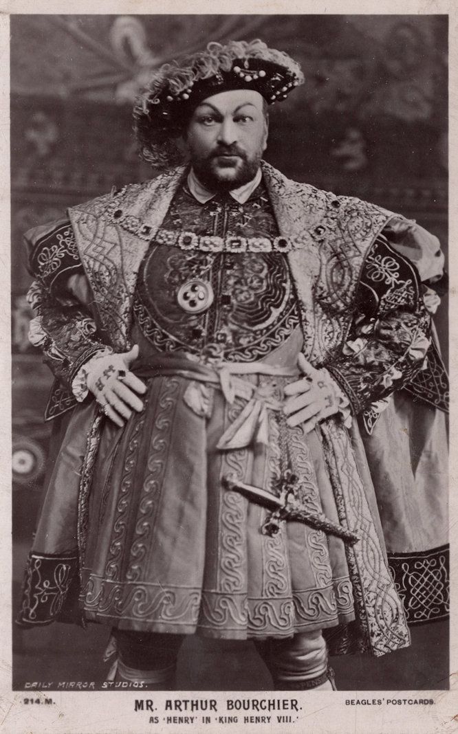Arthur Bourchier as King Henry VIII Old Real Photo Postcard | Topics ...