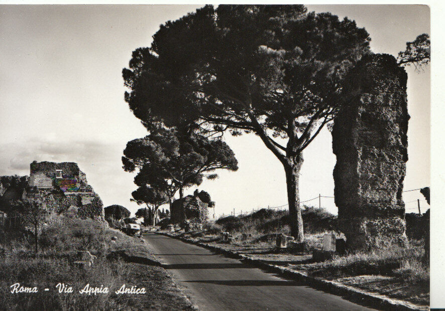 Italy Postcard - Rome - Old Appia Street - Real Photograph - Ref TZ4926 ...