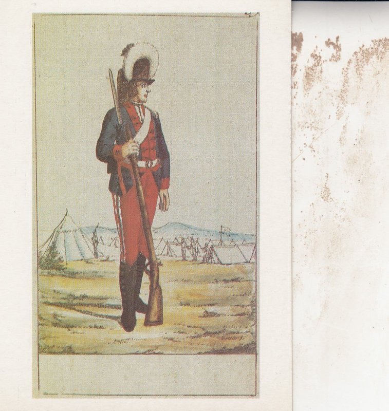Russian Military Army Unidentified Uniform 1700s 9 Soviet Postcard ...