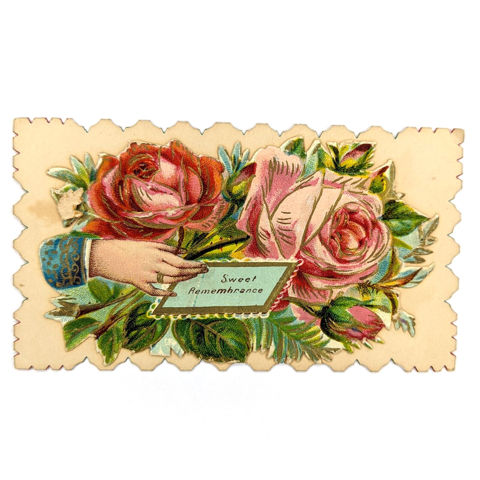 c1880s Henry Meyer Name Calling Card Embossed Hand Die Cut Flap Antique ...