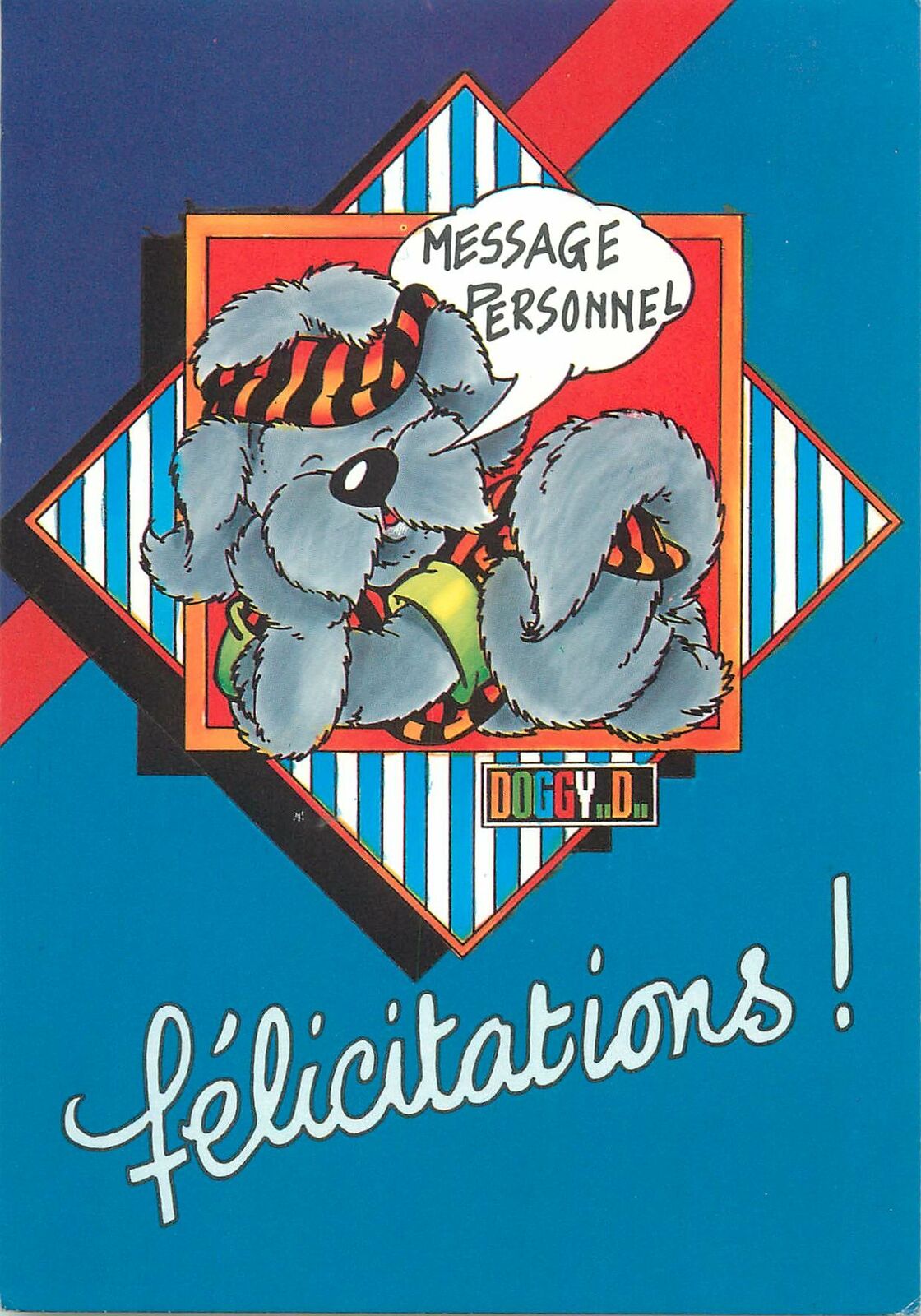 carte postale chien felicitations dessin de P Paulissen | Topics ...