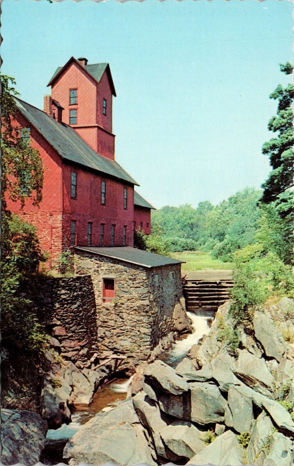 Historic Old Grist Mill Jericho Vermont Scenic Landscape Chrome ...