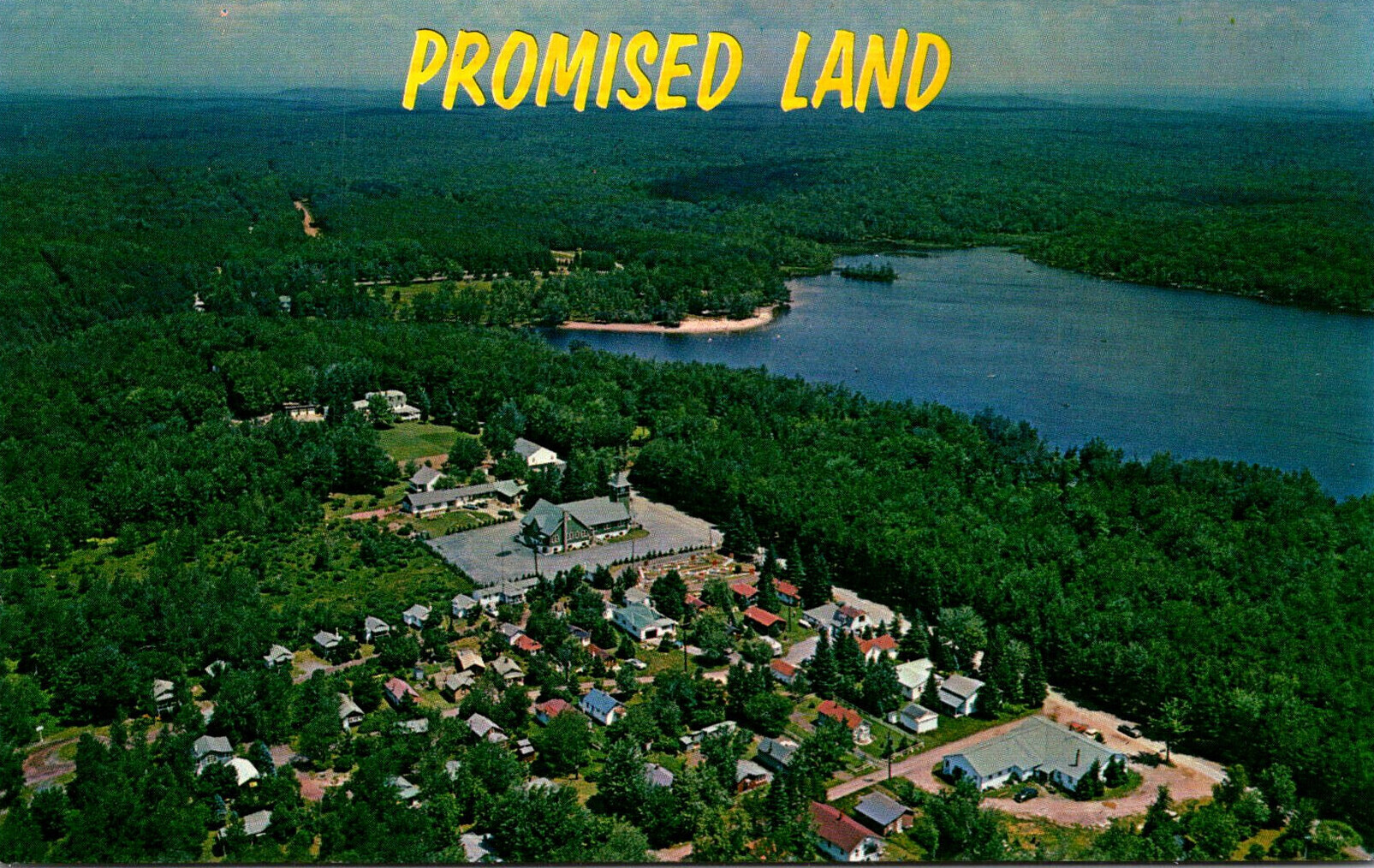 Pennsylvania Aerial View Of Promised Land and Promised Land State Park ...