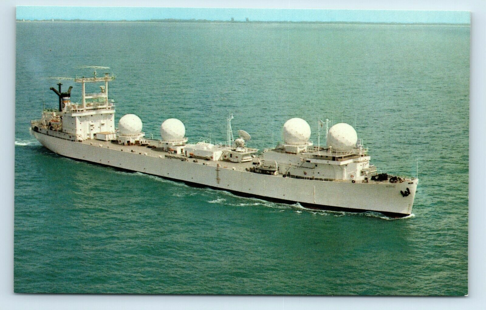 Postcard USNS Redstone (T-AGM 20) Tanker to Missile Range Ship X80 ...