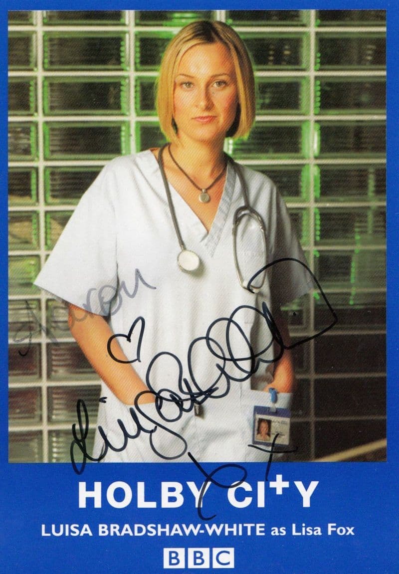 Luisa Bradshaw White as Lisa Fox Holby City BBC Rare Hand Signed Photo ...
