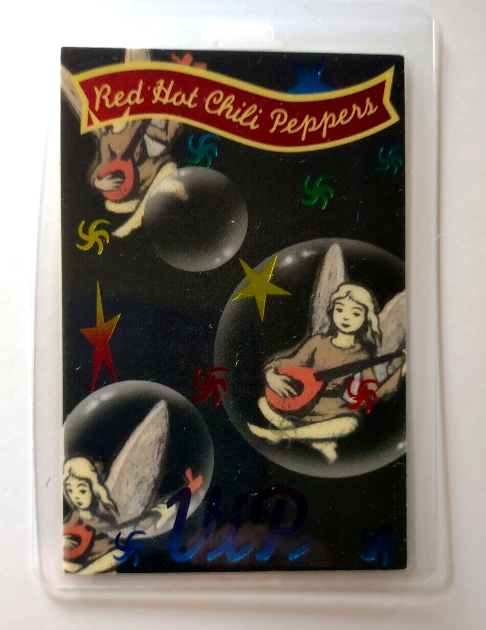 Red Hot Chili Peppers Backstage Pass VIP Laminated Rock Music Angels Stars Cello | Ephemera ...