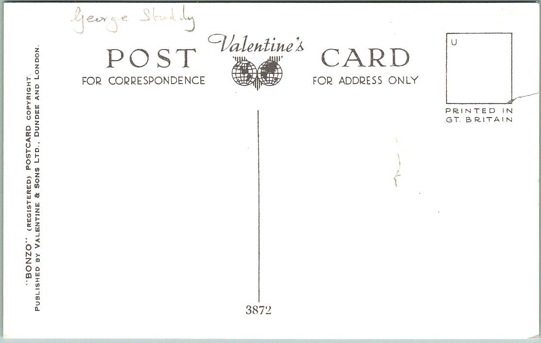 Vintage DUTCH Comic Postcard Dog Looking Into Mirror Artist-Signed ...