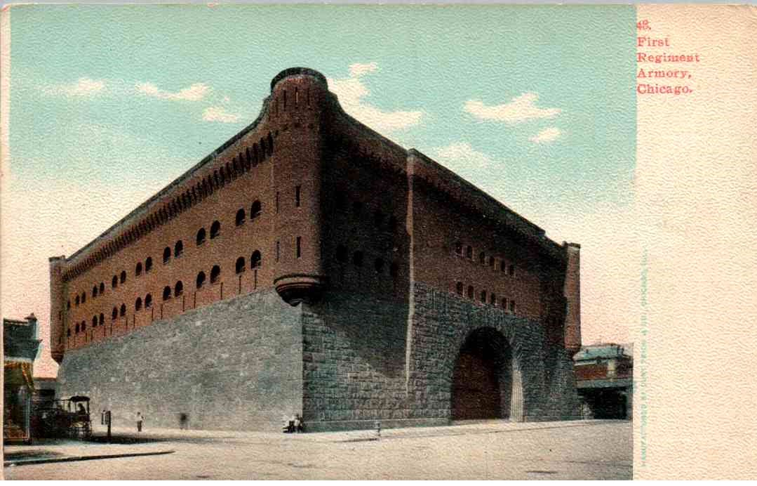 Chicago, Illinois - The First Regiment Armory - c1905 | United States ...